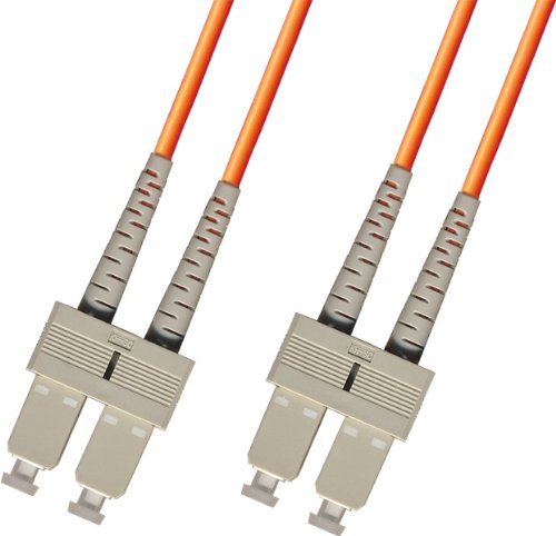 10 Meter OM2 Multimode Duplex Fiber Optic Cable (50/125) - SC to SC ...