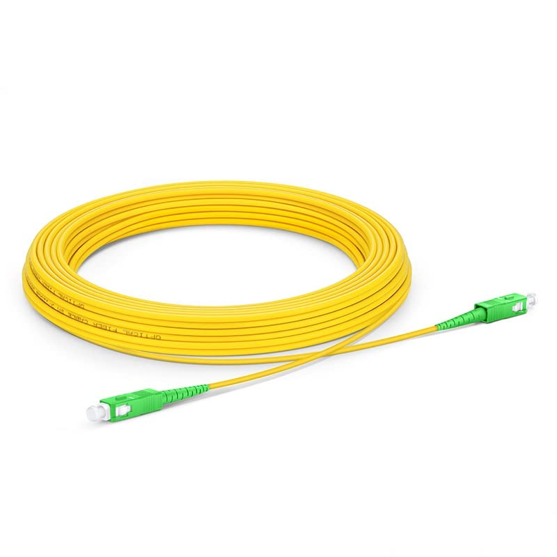 20M (65 Feet) - Singlemode Simplex Fiber Optic Cable (9/125) - SC/APC ...