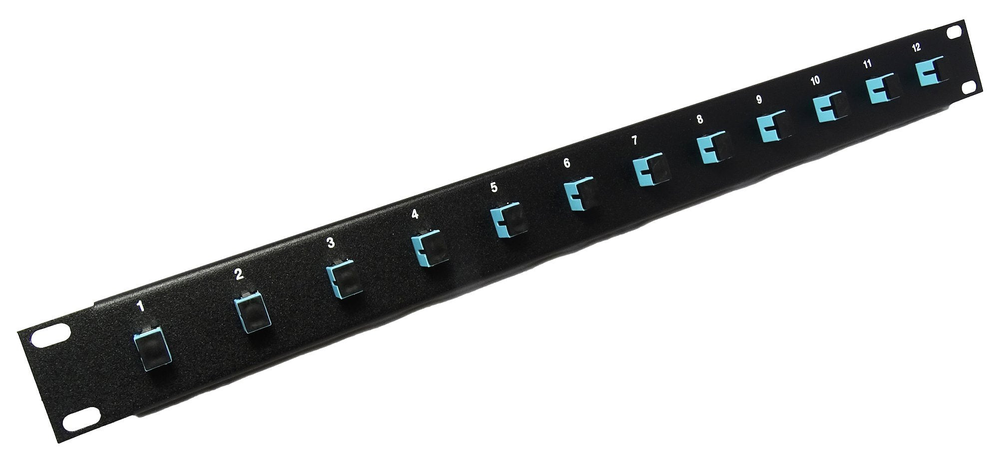 Ultra Spec Cables 12 Port SC Fiber Patch Panel 10Gb/40Gb Multimode (Aq ...