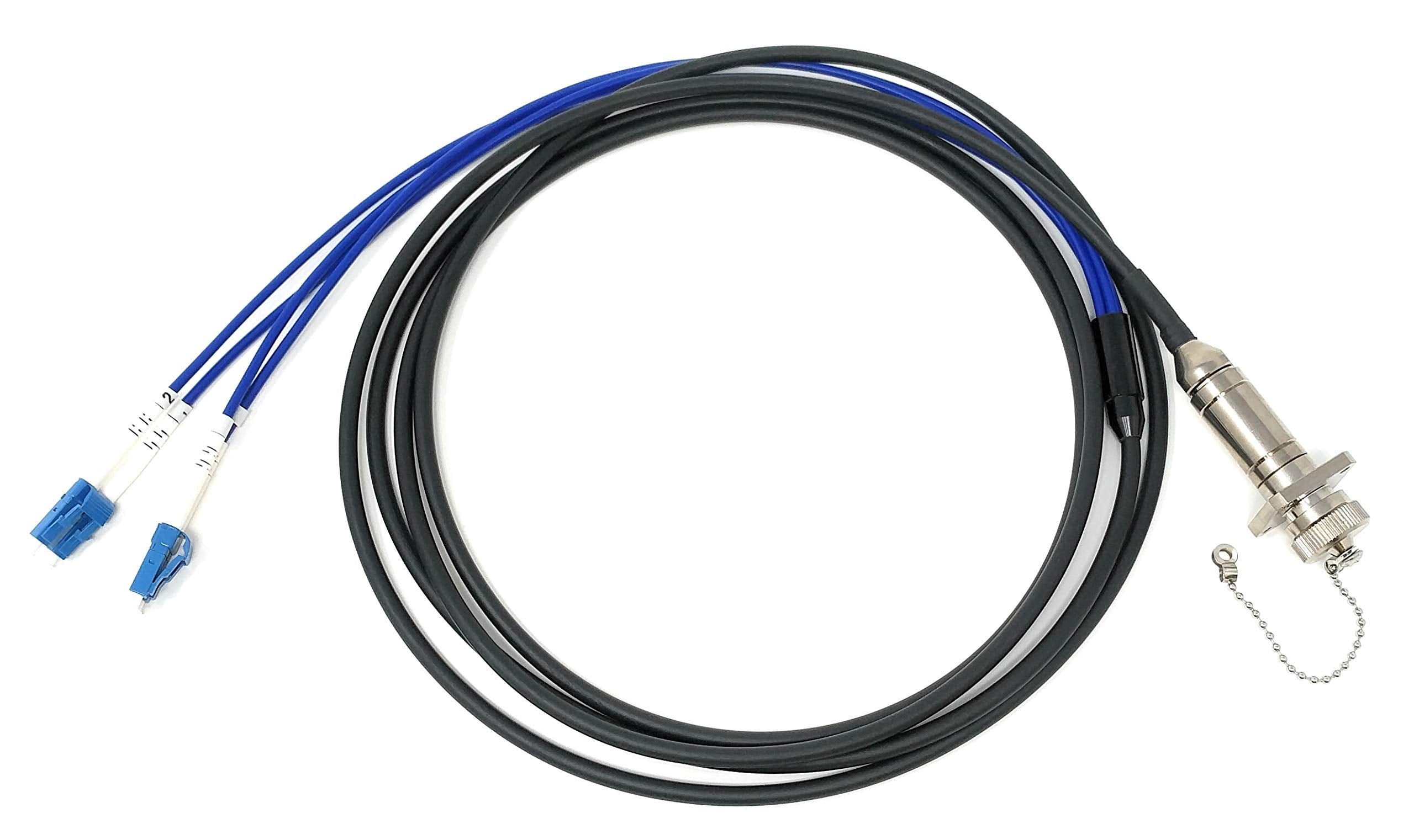 Ultra Spec Cables ODC Socket to LC-UPC Singlemode 4 Core TPU Cable - 1 ...