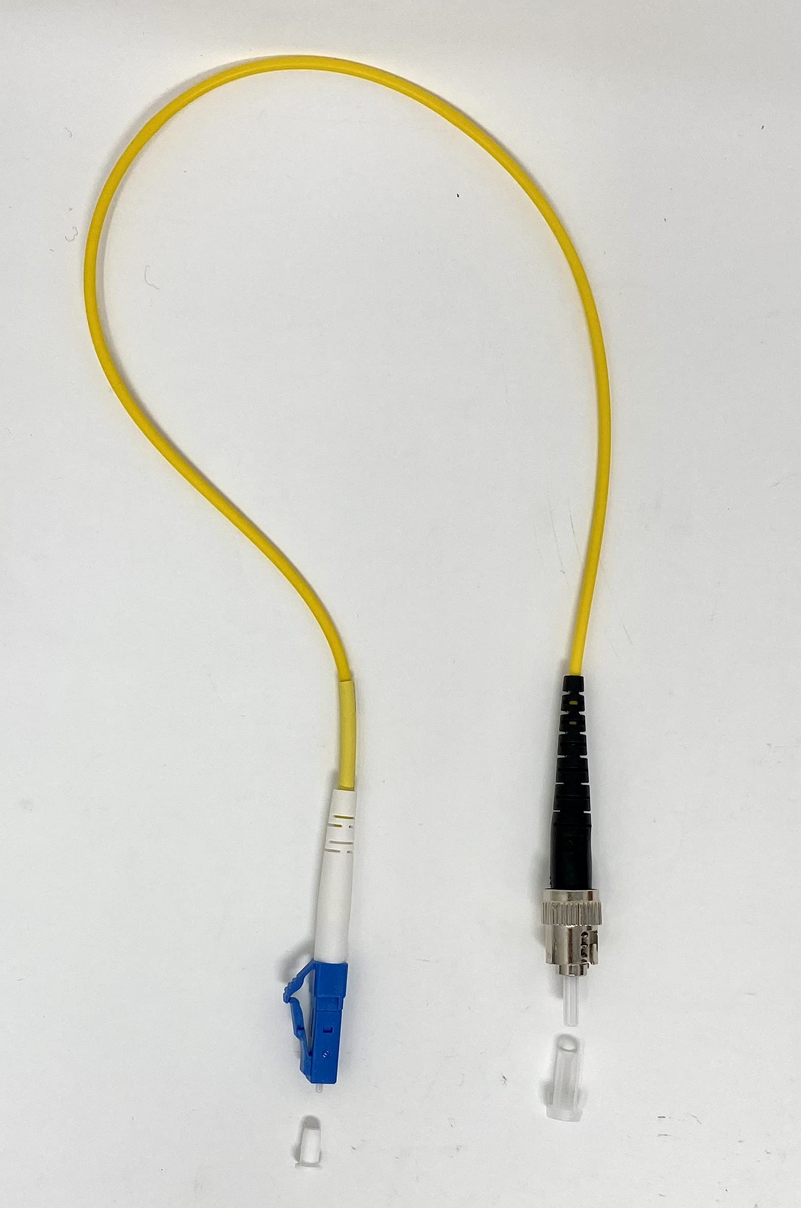 1FT - Singlemode Simplex Fiber Optic Cable (9/125) - LC to ST ...