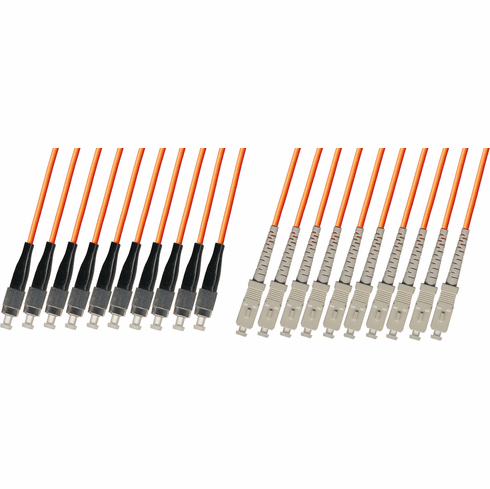 FC/SC 10 Strand Fiber Optic Cable (50/125) Multimode 100M – FiberCables.com